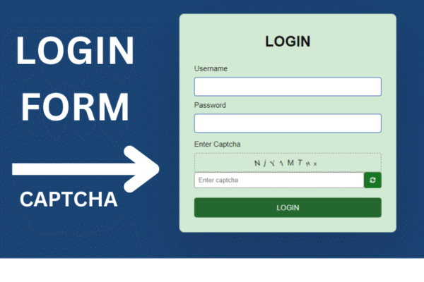 Creating Captcha Login Form using HTML, CSS, and JavaScript
